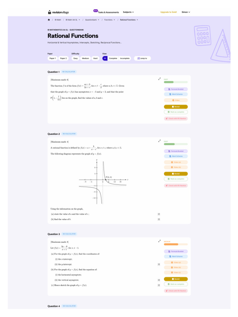 2.3 Rational Functions | PDF