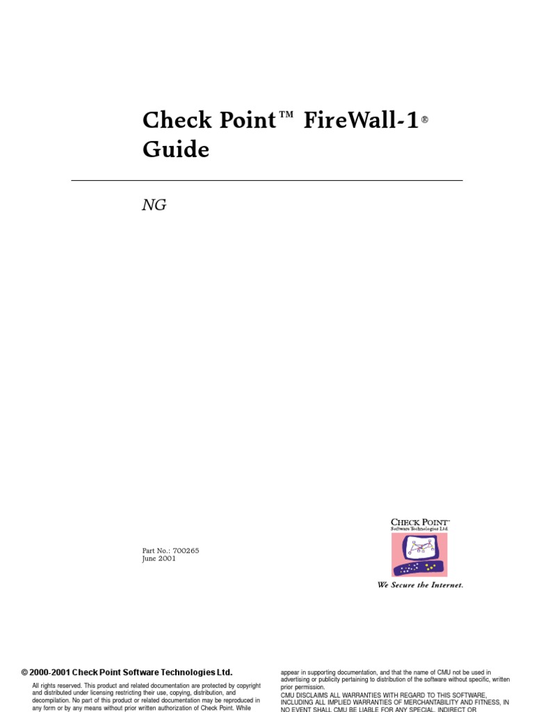 Check Firewall-1 Guide | PDF