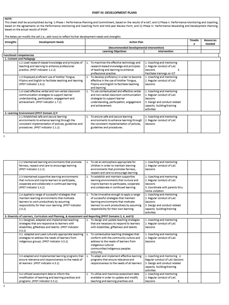 Development Plan Presentation | PDF