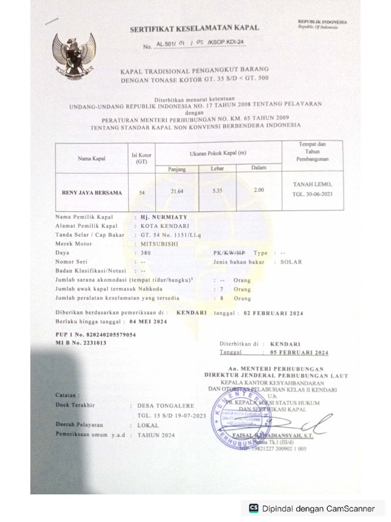 Sertifikat Reny | PDF