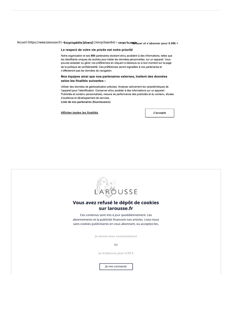 Corps Humain - LAROUSSE | PDF | Cookie (informatique) | Cyberespace