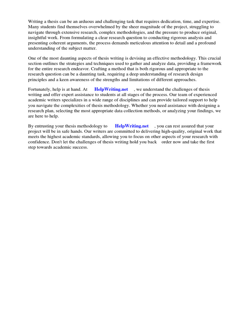 Thesis Method Example | PDF | Scientific Method | Thesis