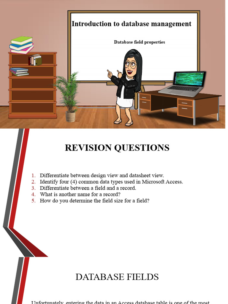 Database Field Properties | PDF | Databases | Computing