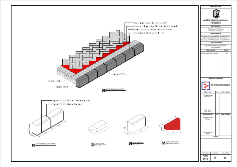 Gambar Detail Paving | PDF