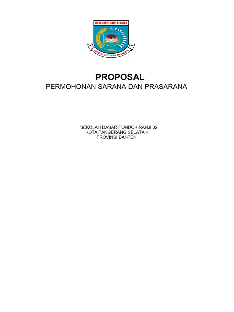 PROPOSAL USULAN SARANA PRASARANA-dikonversi | PDF