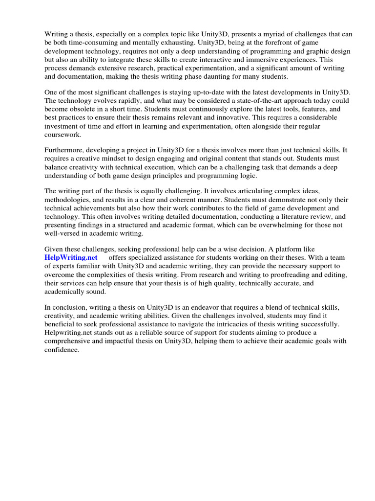 Thesis Unity3d | PDF | Shader | Computer Vision