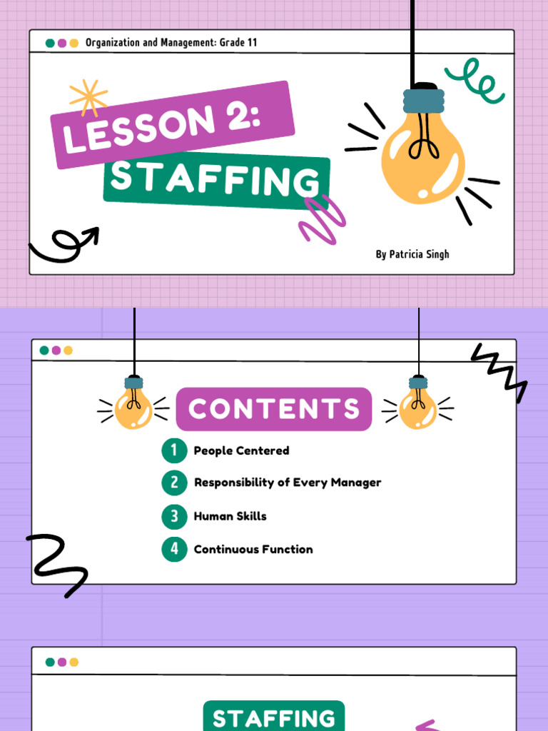 LESSON 2 Chapter 5 Staffing | PDF | Recruitment | Human Resources