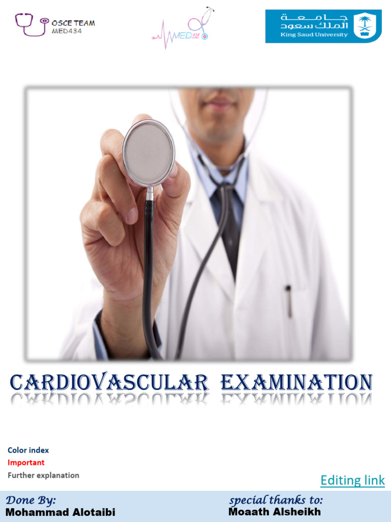 Cardiovascular Examination | PDF | Heart Valve | Heart