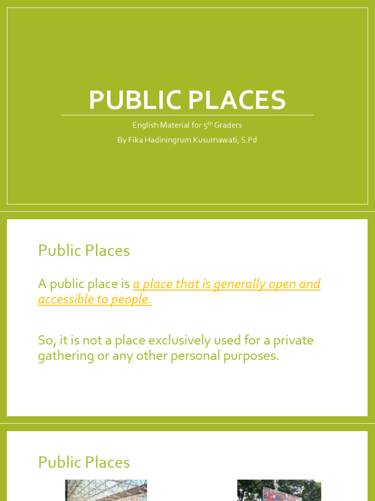 k.5 Public Places 1 | PDF | Train Station | Airport