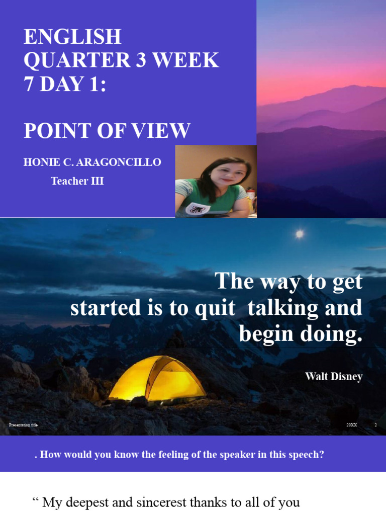 English Quarter 3 Week 7 Powerpoint Presentation | PDF