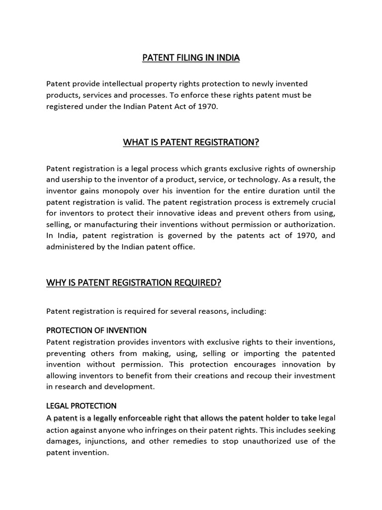 Sample Draft of Patent Filing | PDF