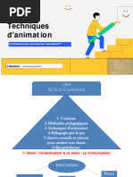 Technique D'animation | PDF | Réflexion | Pédagogie