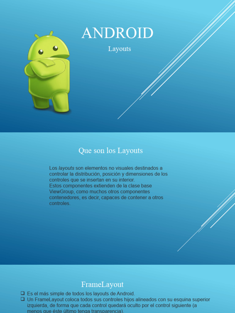 1 Android Layouts | PDF | HTML | Android (sistema operativo)
