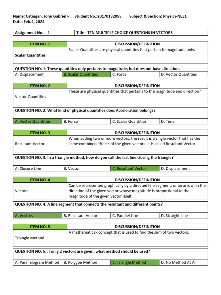 VECTORS | PDF | Euclidean Vector | Quantity