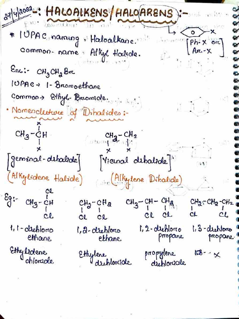 Haloalkanes and Haloarenes | PDF