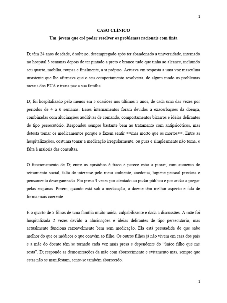 Caso Clã - Nico 1 | PDF