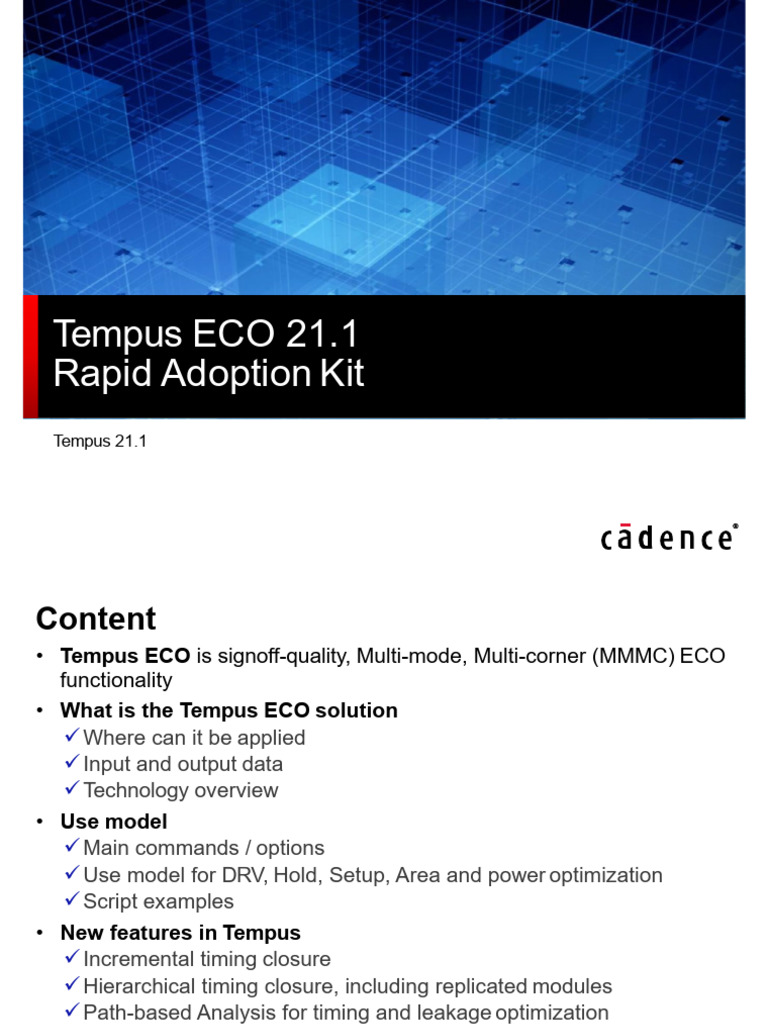 Tempus211 MMMC ECO RAK Slides | PDF