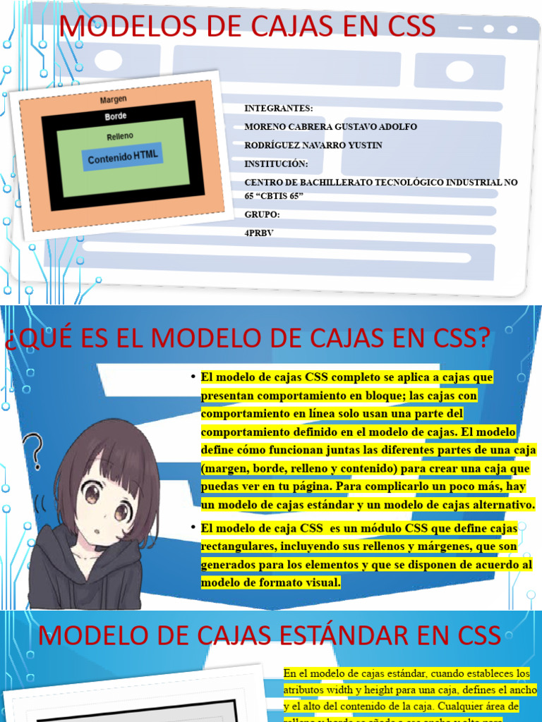 Modelo de Cajas en Css (1) | PDF