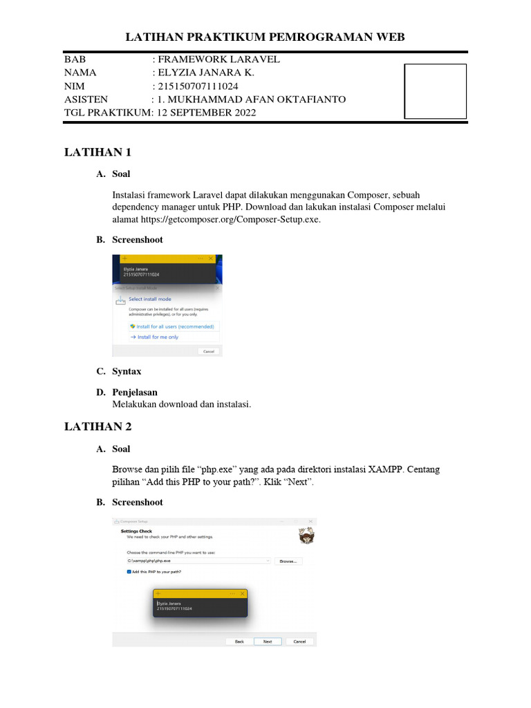 L06 215150707111024 Elyzia | PDF | Teknologi & Rekayasa