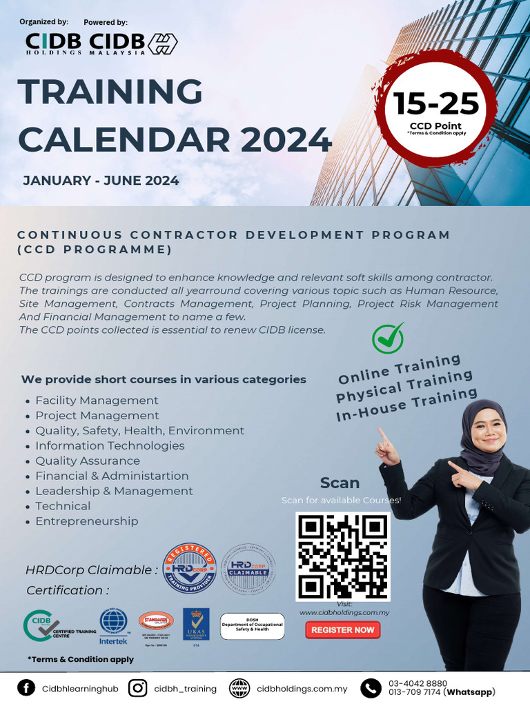 CCD Training Courses and Schedule 2024 | PDF | Business