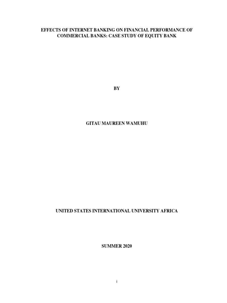 Gitau Maureen Wamuhu MBA 2020 | PDF | Business