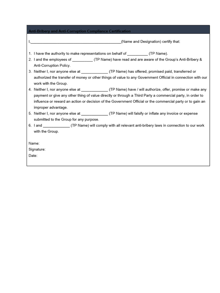 The Leela Group - ABC Compliance Certification | PDF | Career & Growth ...