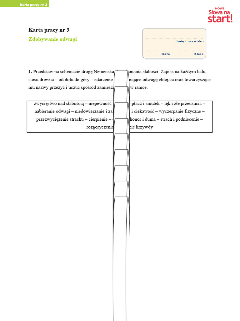 Chlopcy Z Placu Broni Lektura Obowiazkowa Karta Pracy 3 | PDF