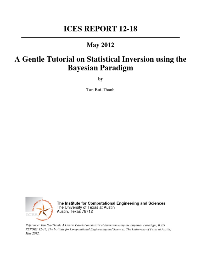 Bayesian | PDF | Probability Distribution | Bayesian Inference