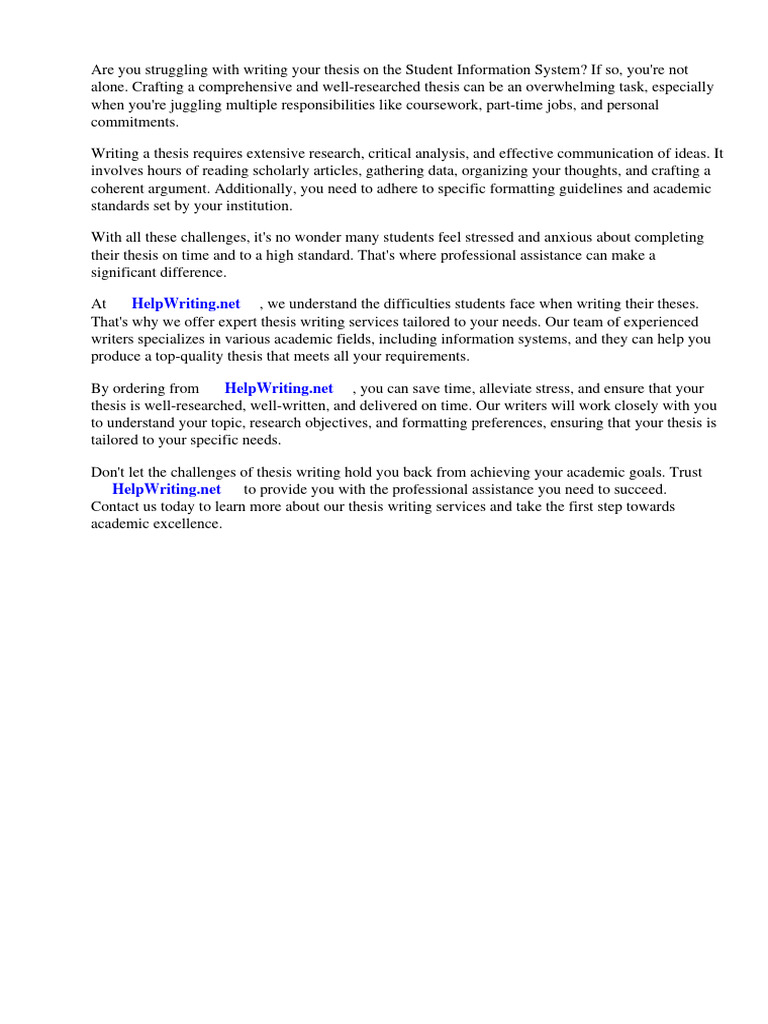 Student Information System Sample Thesis | PDF | Databases | Usability