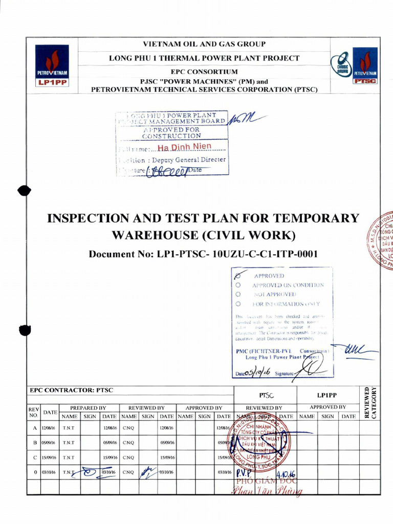 LP1 PTSC 10uzu C C1 Itp 0001 0 | PDF | Concrete | Deep Foundation
