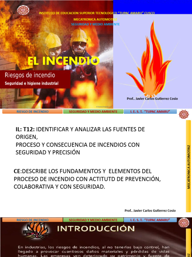 El Incendio | PDF