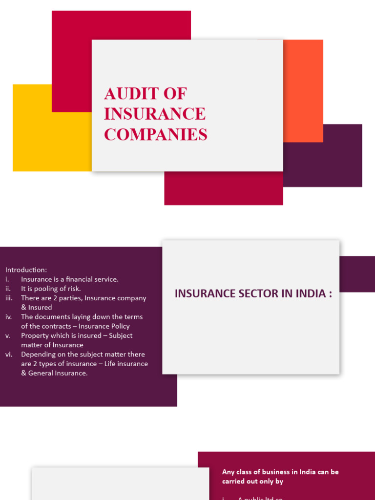 Audit Procedures for Indian Insurers | PDF | Insurance | Reinsurance