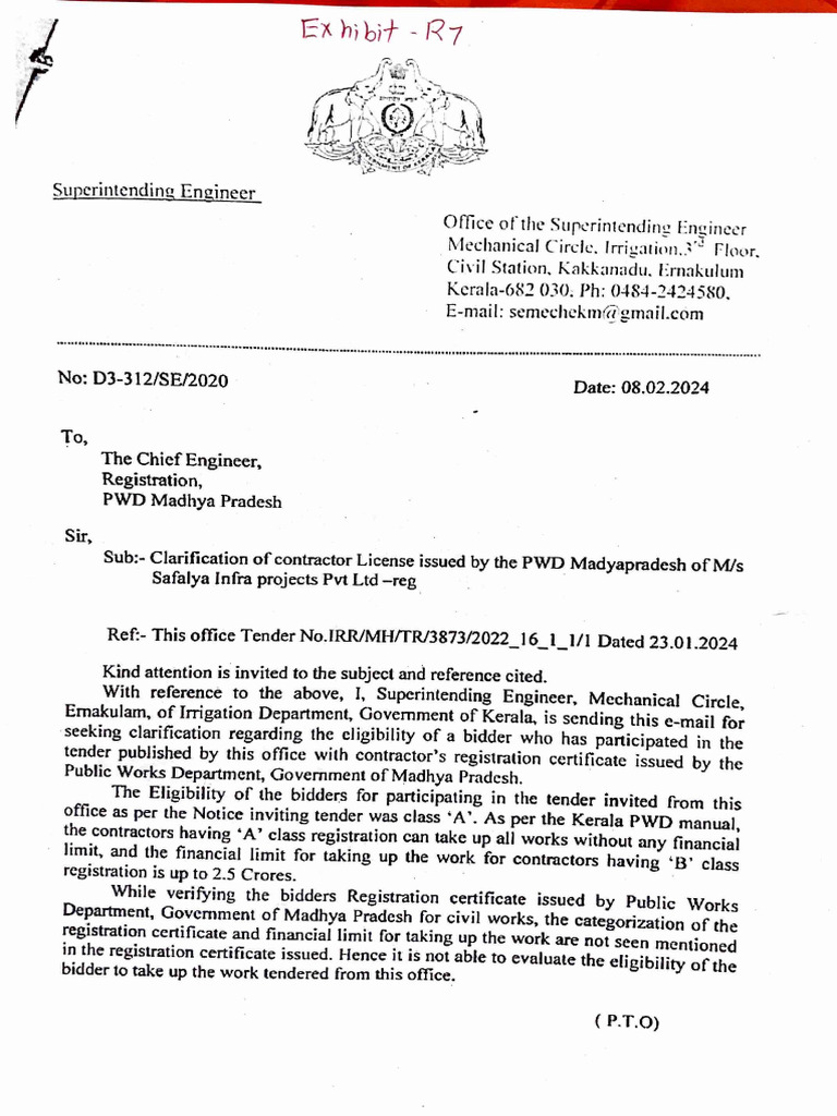 Engineer: Superintending | PDF