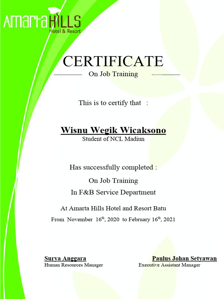 Certificate Fix Print Ncl Nov Feb 2021 Pdf