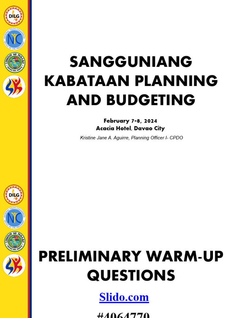 SK Planning and Budgeting 2024 | PDF | Economies