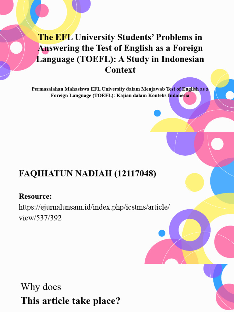 Spoken Material For Thesis Examination | PDF | Test Of English As A ...