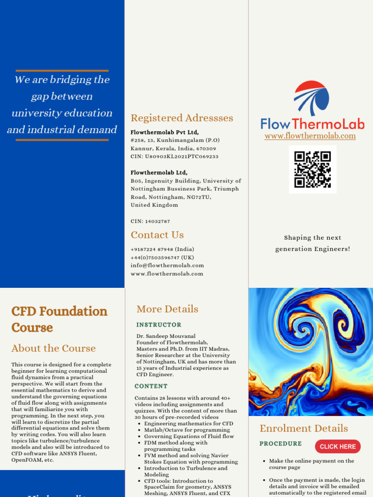 Brochure CFD Foundation | PDF | Computational Fluid Dynamics | Fluid ...