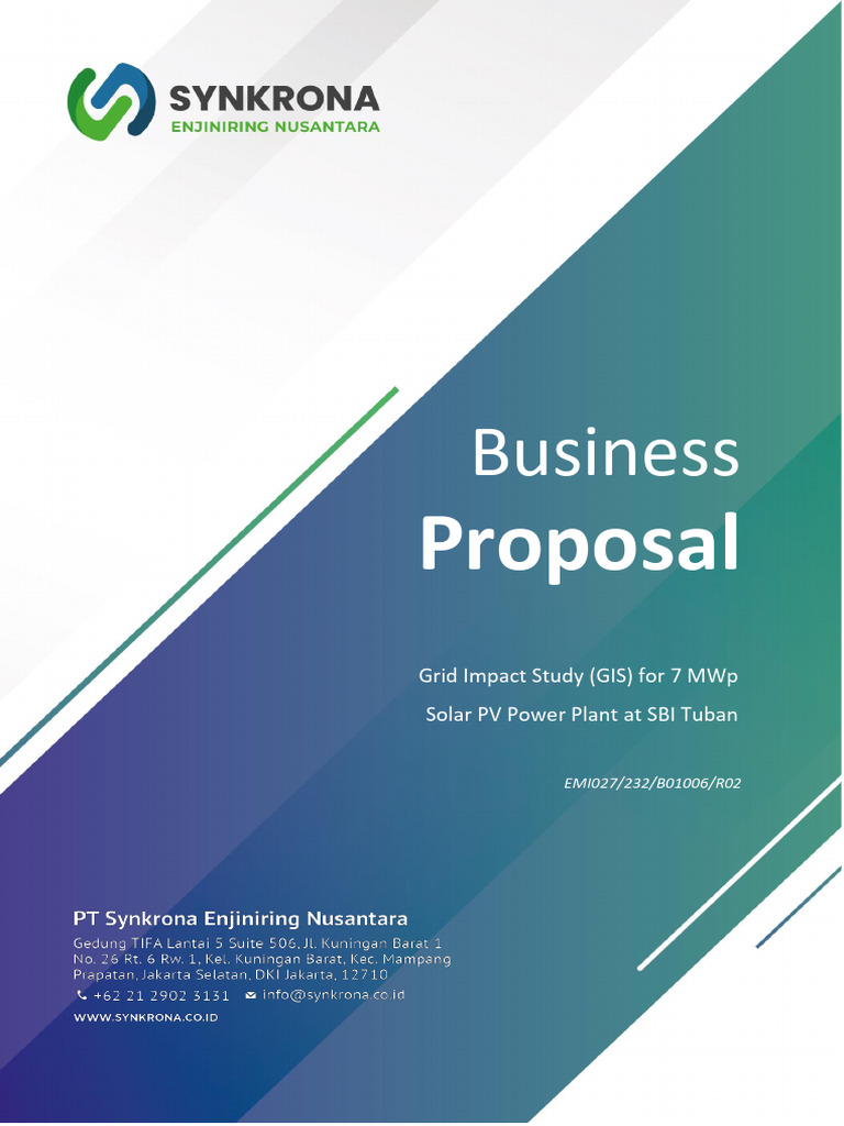 Proposal GIS For 7MWp Solar PV Power Plant at SBI Tuban EMI027 - 232 ...