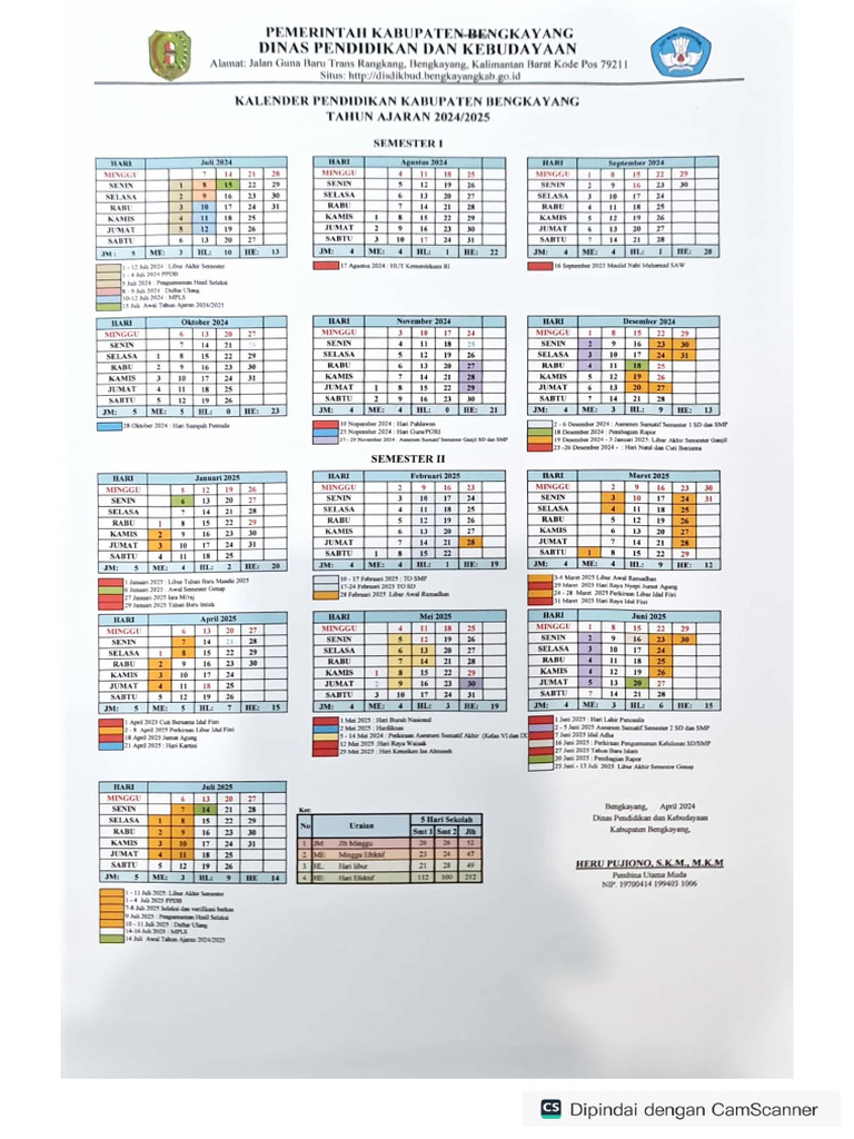 Kaldik 2024-2025 | PDF