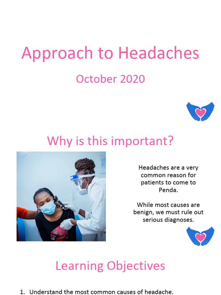 Approach To Headache | PDF