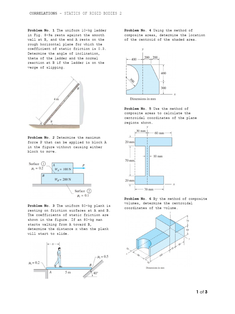 Module Statics Of Rigid Bodies 2 Pdf