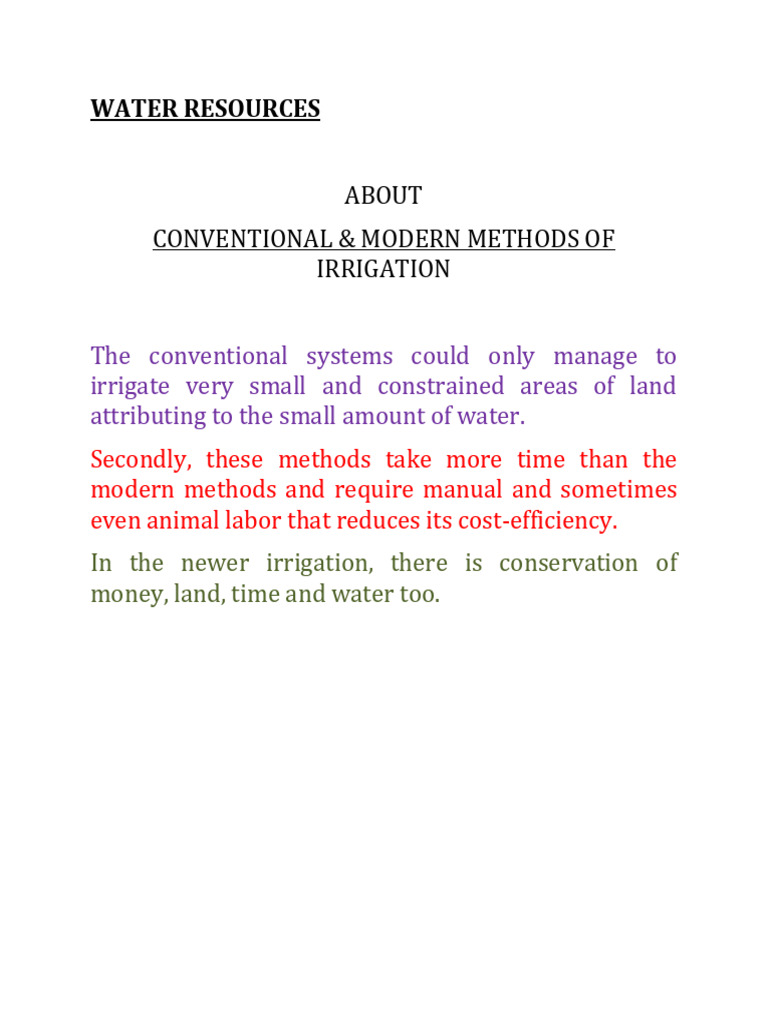 Water Resources | PDF