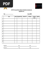 Kenya Police Accident Abstract Form | PDF | Witness | Police