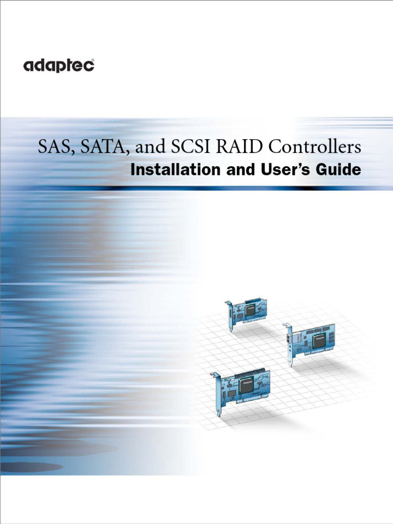 Adaptec Raid Controller Install and Users Guide Oct 2007 | PDF | Computer Architecture ...