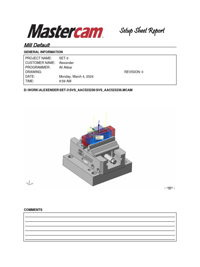 Setup Mastercam | PDF | Cutting Tools | Cutting