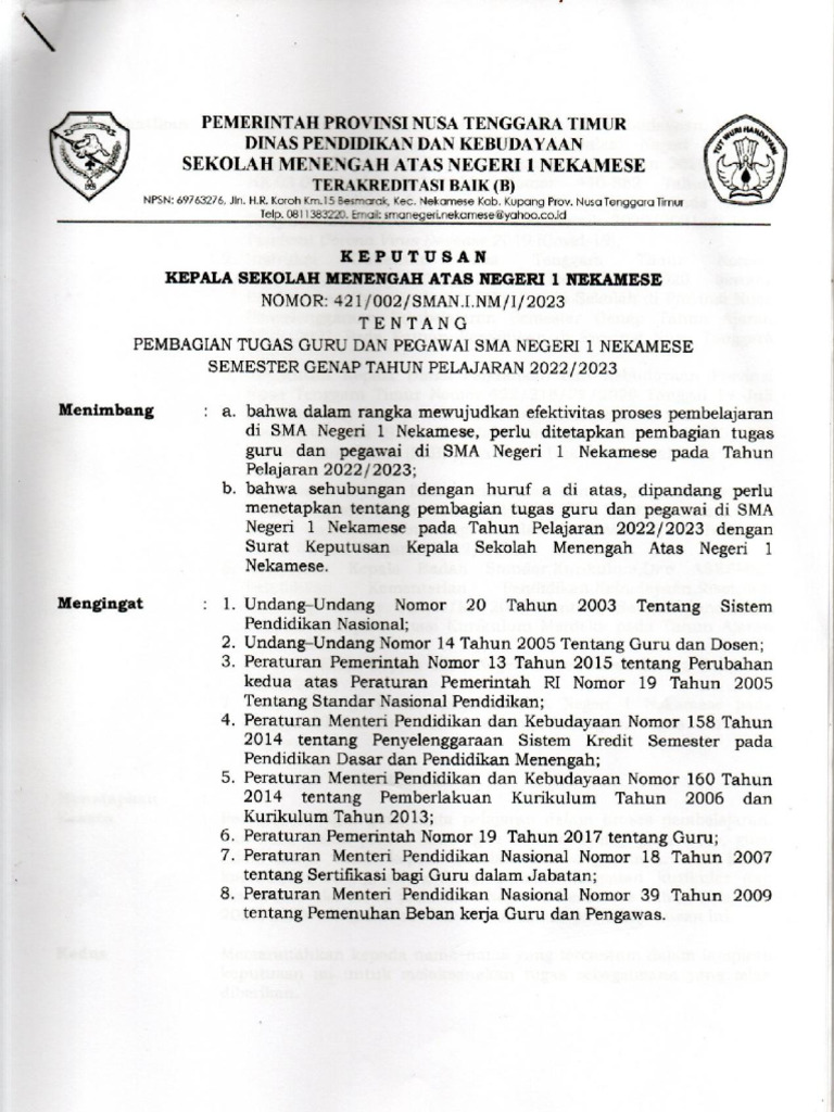 SK Semester 2 2023 | PDF