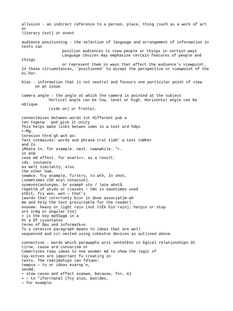 Allusion - An Indirect Reference To | PDF