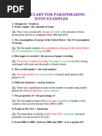 40 Activities For Paraphrasing Practice With Answer | PDF
