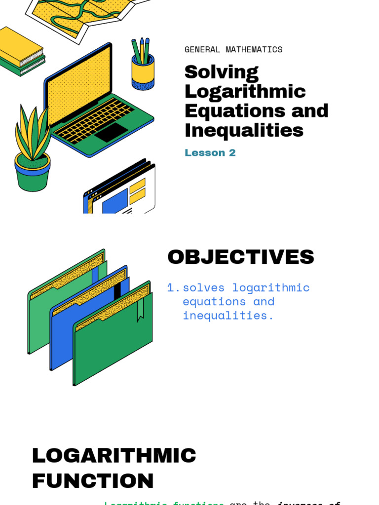 Lesson 21 - Solving Exponential Equation and Inequalities | PDF | Function (Mathematics) | Logarithm