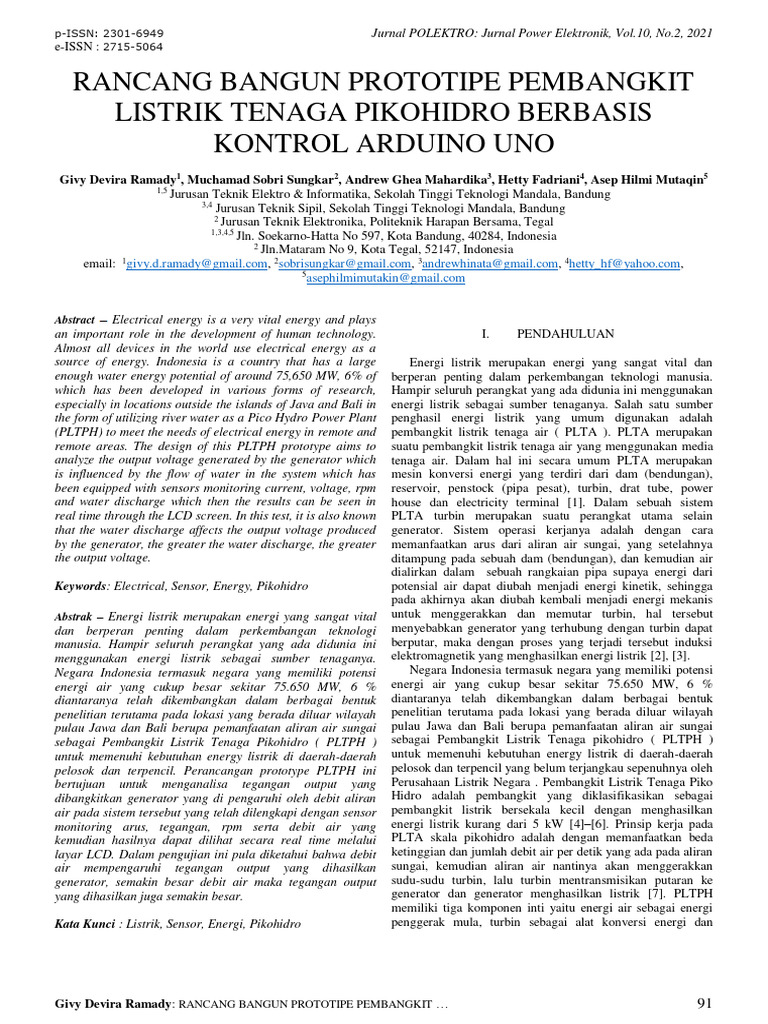Rancang Bangun Prototipe Pembangkit List | PDF